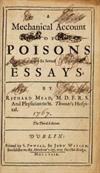 A Mechanical Account of Poisons in Several Essays | BookCrossing.com